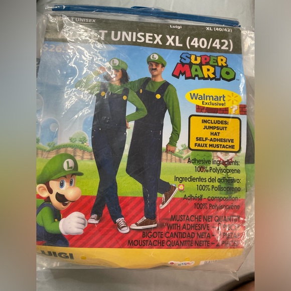 Nintendo | Other | Nintendo Super Mario Luigi Costume Green And Blue ...